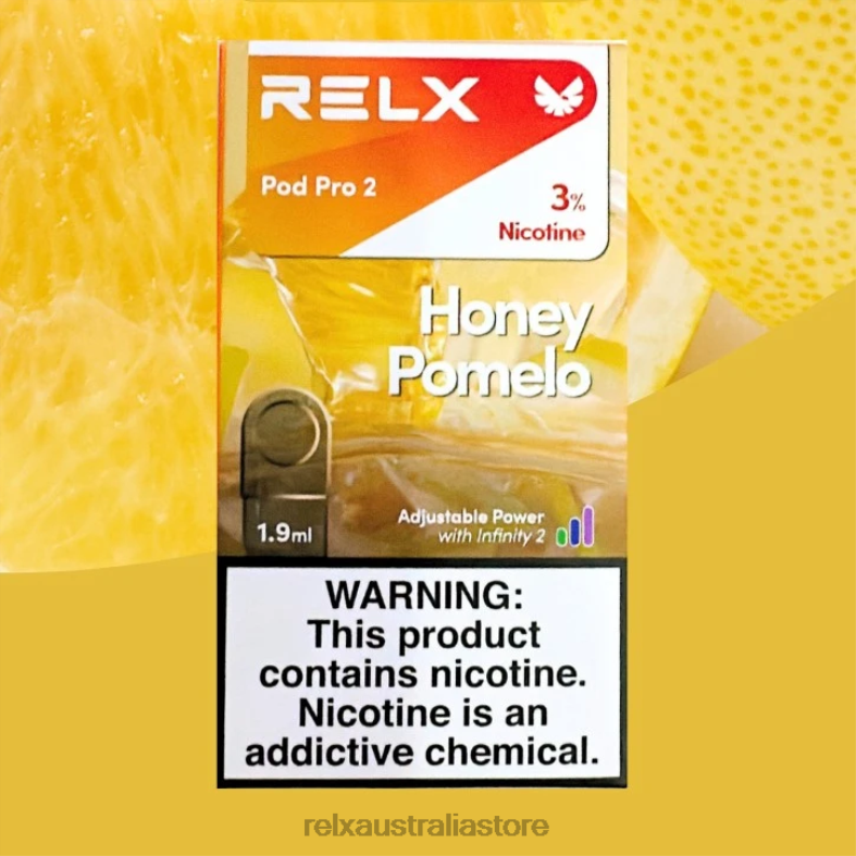 Honey Pomelo RELX Pod Pro 2 - 3 Pods VB868120 | RELX Vape Melbourne - RELX Australia Store